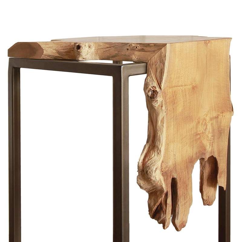 Jansen Reclaimed Teak Root Side Table