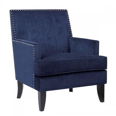 Carlton Navy Club Chair