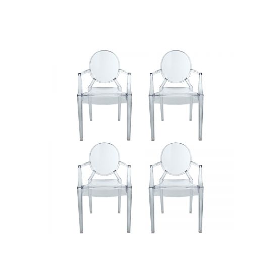 Casper Ghost Chairs-Set of 4 - SDN12449x4
