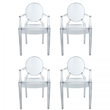 Casper Ghost Chairs-Set of 4 - SDN12449x4